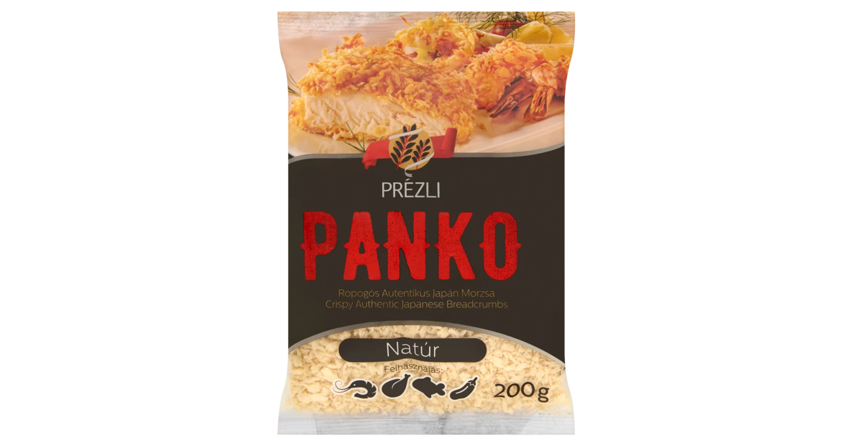 Prézli Panko natúr ropogós autentikus japán morzsa 200 g